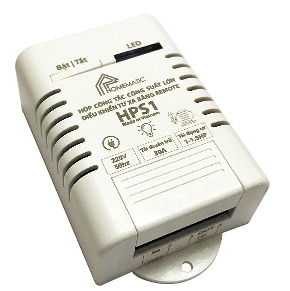 HỘP CÔNG TẮC CÔNG SUẤT LỚN ĐIỀU KHIỂN TỪ XA HPS1 | An Ninh 365